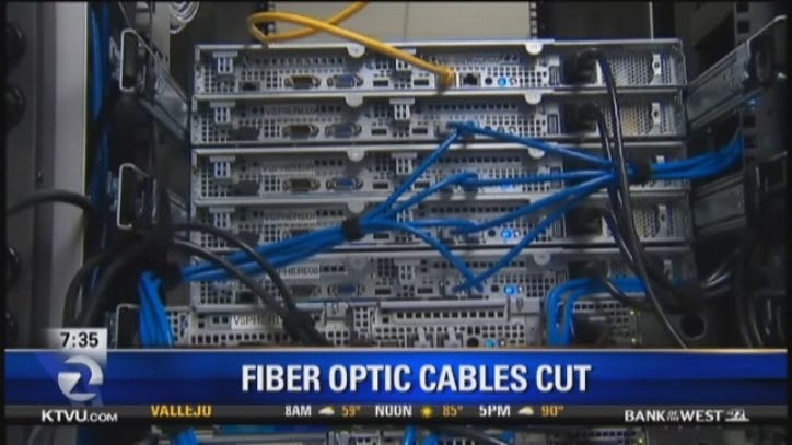 Vandals cut fiber optic cables, cause widespread internet outage | KTVU ...