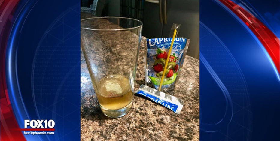 capri sun mold inside