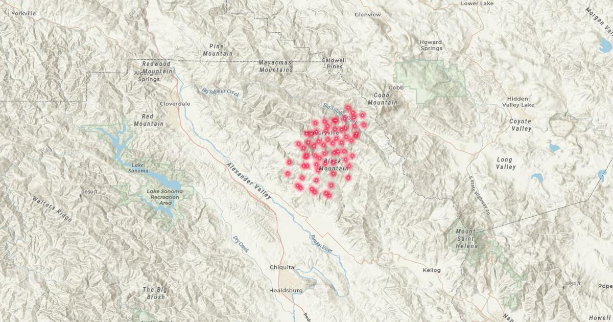 Interactive map: Live satellite images of the Kincade Fire | KTVU FOX 2