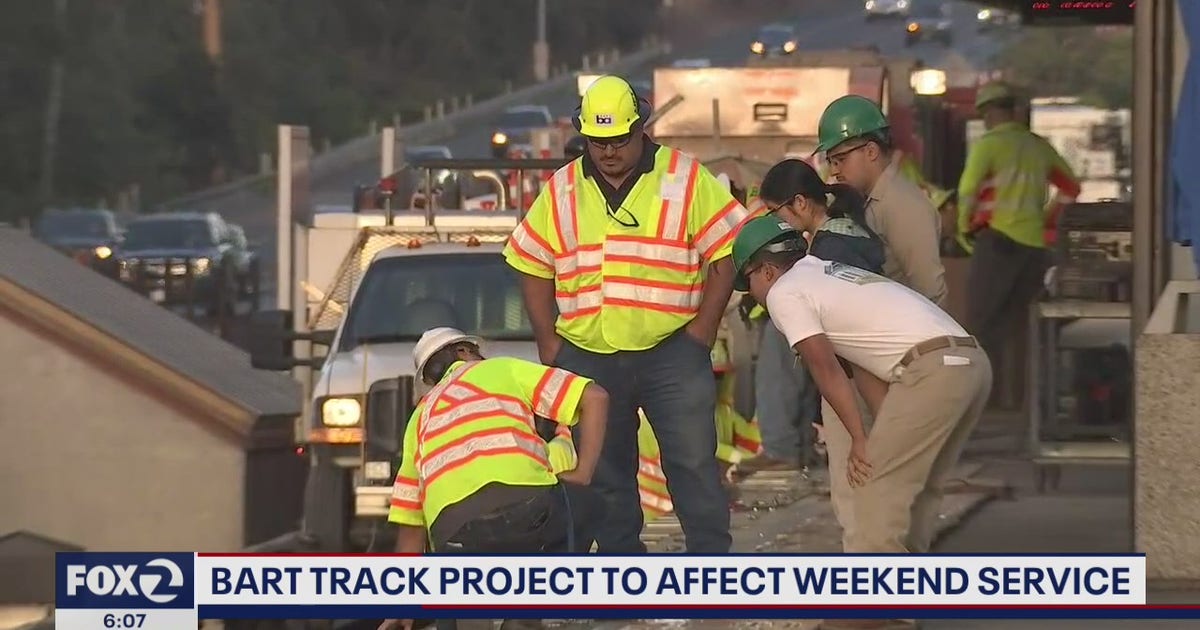 BART track work to affect weekend service between Lafayette, Rockridge ...