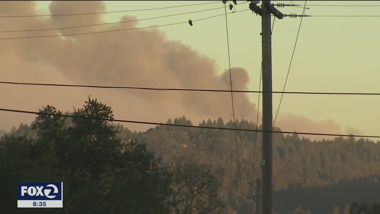 LNU Lightning Complex grows to more than 500 square miles