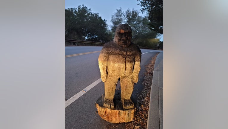 Stolen Bigfoot statue found along road in Santa Cruz County | KTVU FOX 2 Stolen Bigfoot statue found along road in Santa Cruz County | KTVU FOX 2