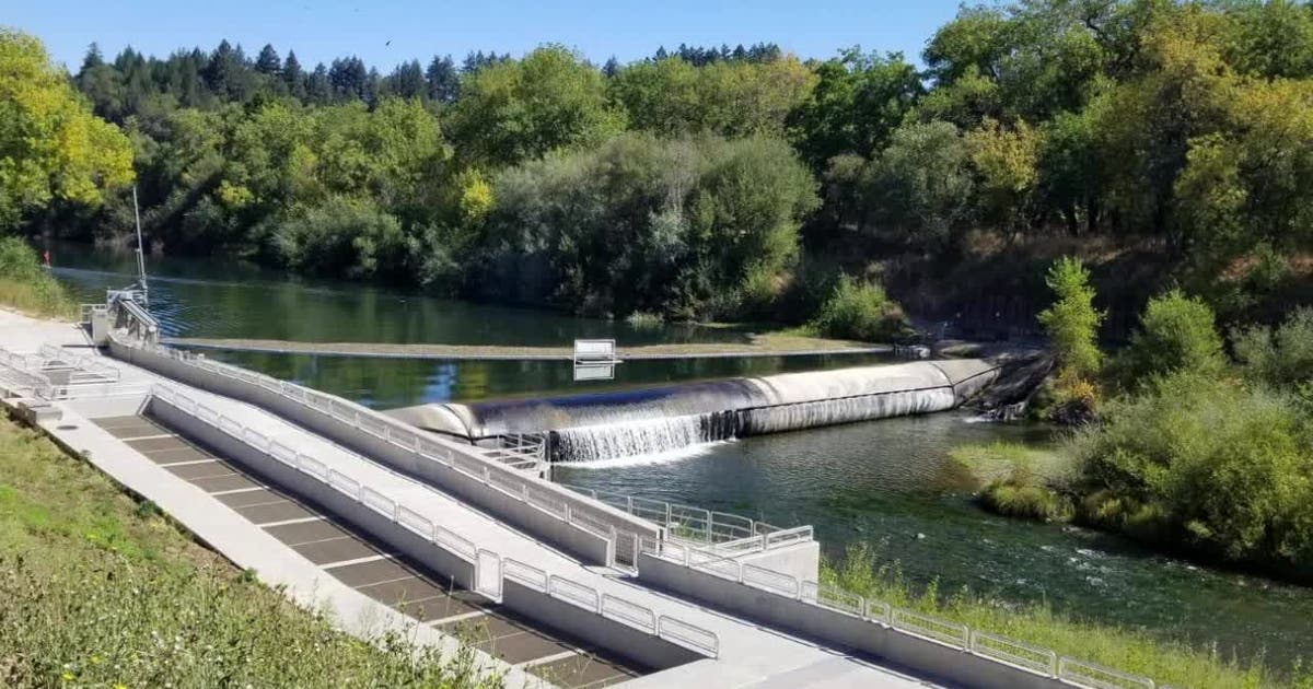 Inflation of Russian River rubber dam begins due to dry conditions ...