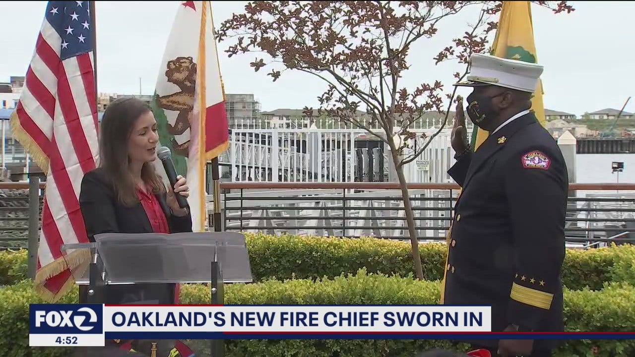 Oakland swears in a new fire chief