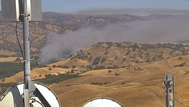 Evacuations Ordered Structures Threatened By Vacaville Brush Fire
