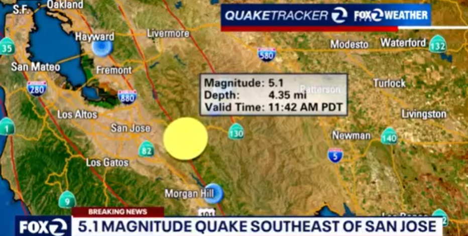 Earthquake Today Map
