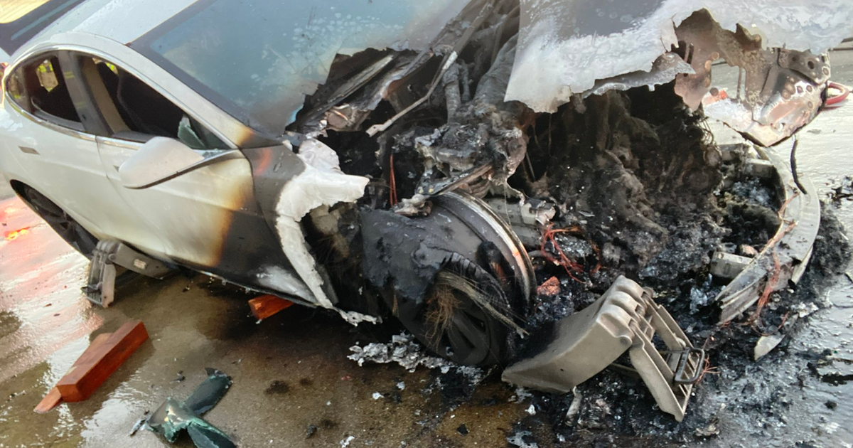 'We could have died:' Siblings describe Tesla spontaneously combusting ...