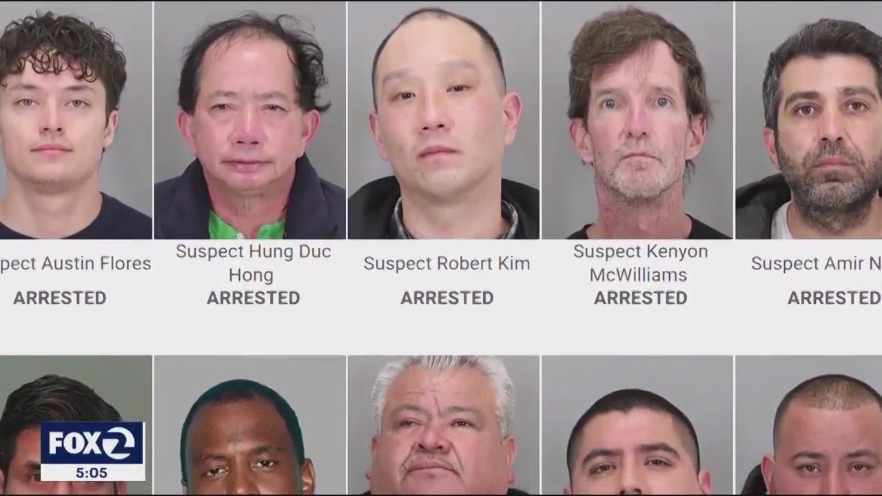 San Jose Police Arrest 22 Sex Crime Suspects In Sweep Ktvu Fox 2