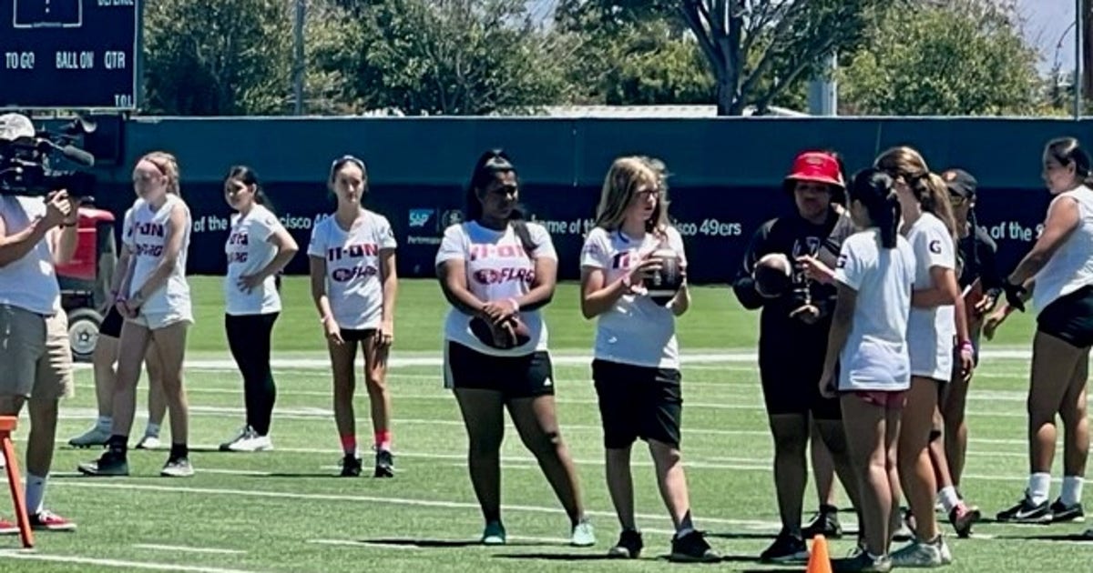 San Francisco 49ers hold 1-day girls flag football camp | KTVU FOX 2