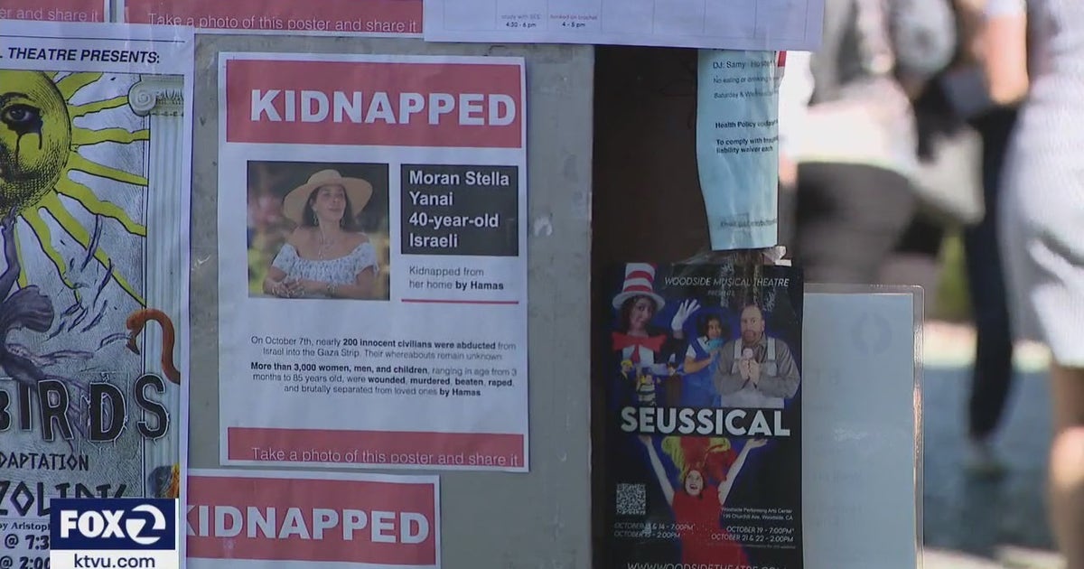 Artists’ viral ‘Kidnapped in Israel’ poster project pops up around Bay ...