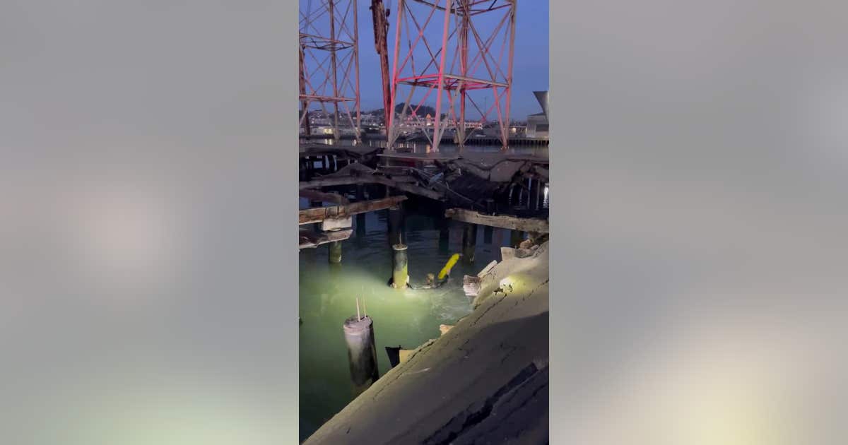 Man rescued from collapsed San Francisco pier | KTVU FOX 2