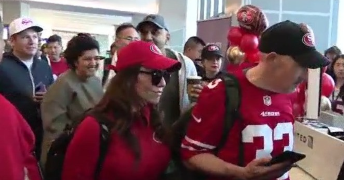 San Francisco 49ers fans celebrate with big send off to Super Bowl ...