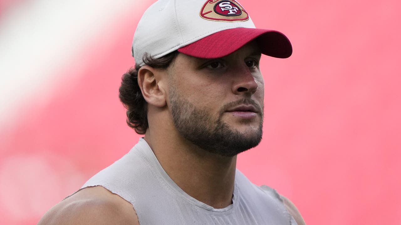 49ers Star Nick Bosa May Face Discipline For Displaying Maga Hat Ktvu