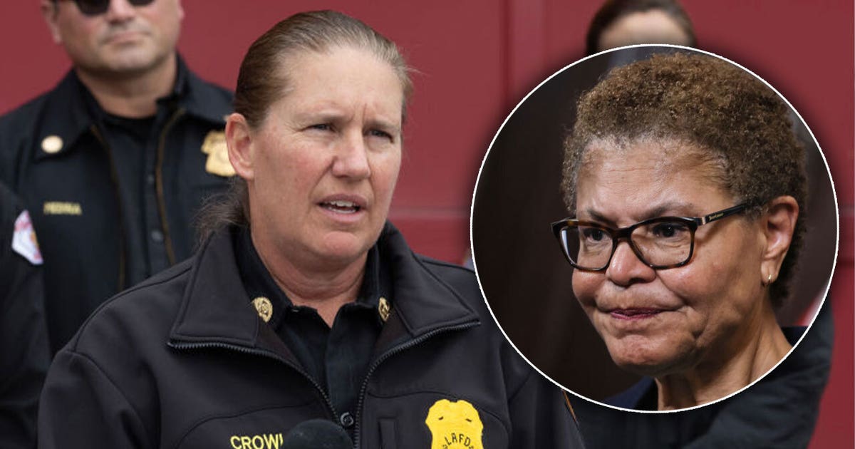 Los Angeles Mayor Karen Bass ousts fire chief over deadly wildfires ...