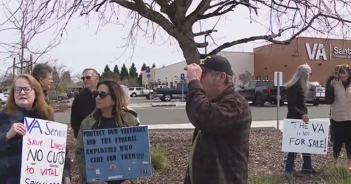 Veterans protest VA cuts that could eliminate more than 80,000 jobs ...