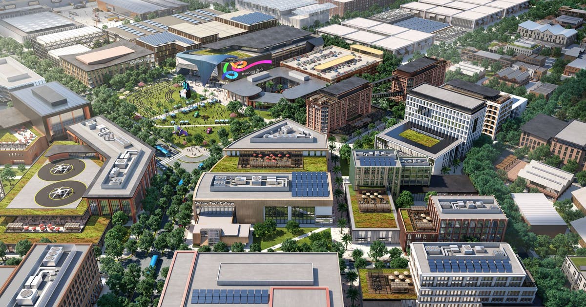 California Forever group releases renderings of proposed manufacturing ...
