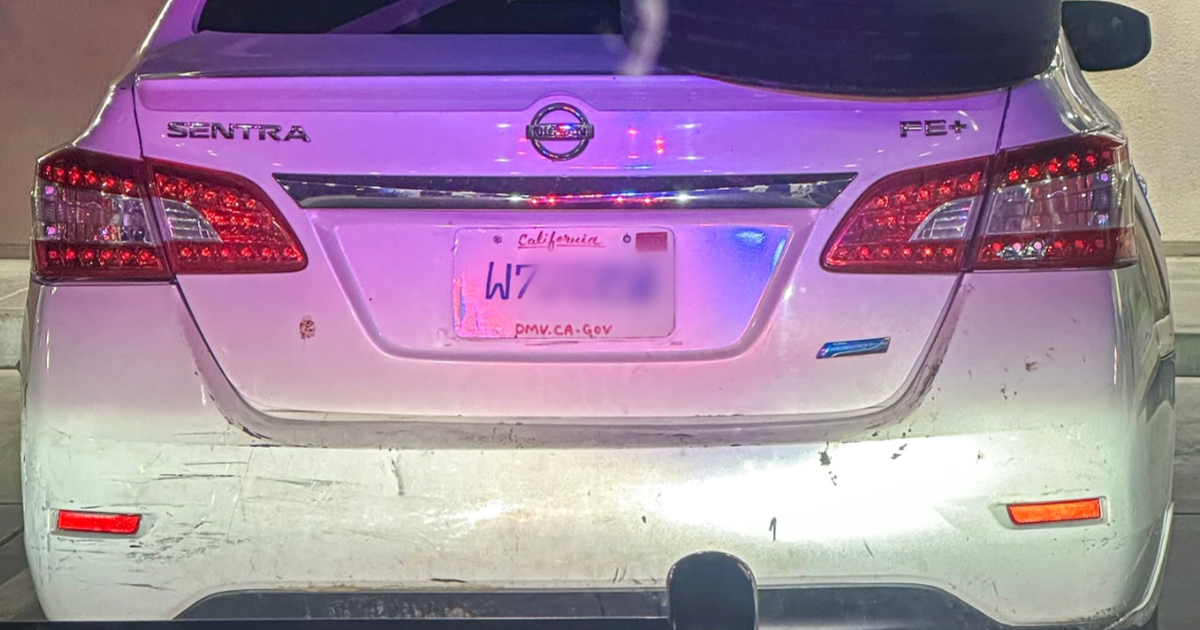California driver tries DIY license plate trick — and fails | KTVU FOX 2