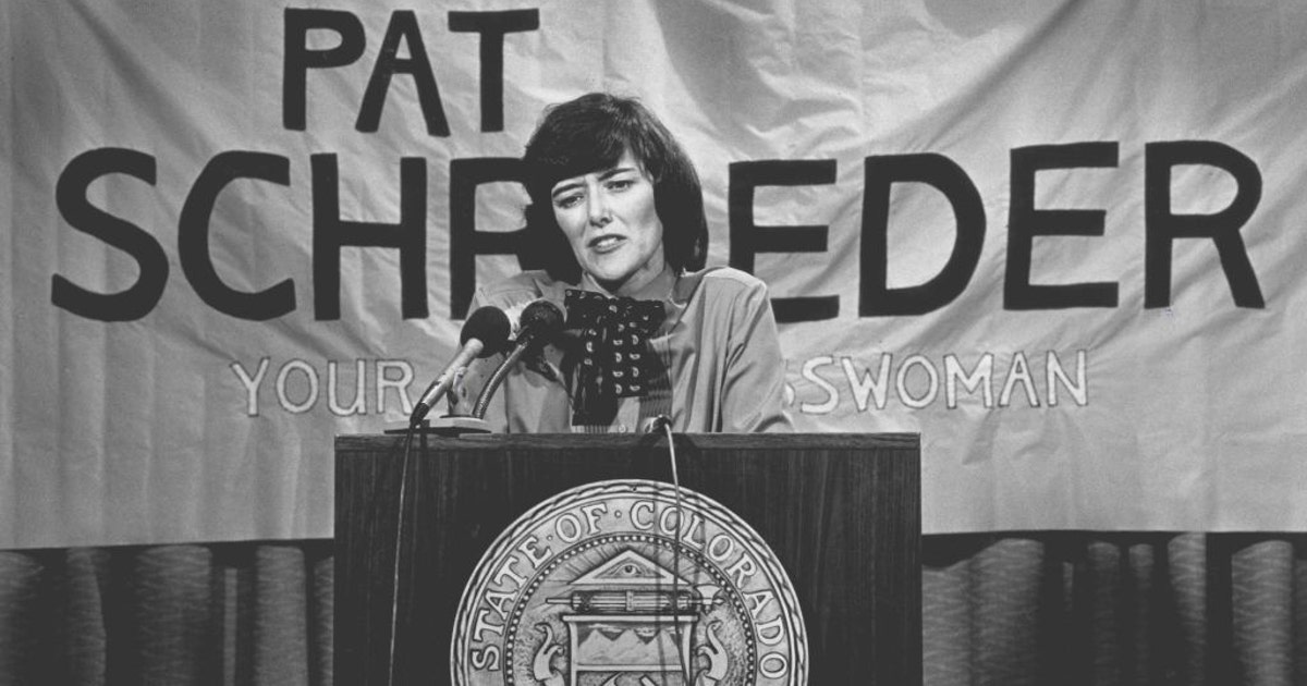 Former Rep. Pat Schroeder, pioneer for women's rights, dies at 82 ...