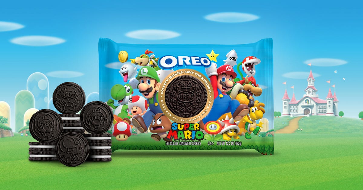 Oreo, Nintendo team up with cookies inspired by Super Mario | LiveNOW ...
