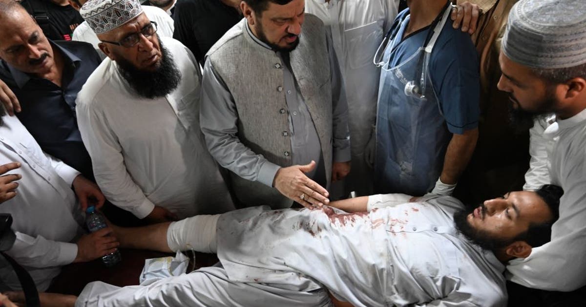 Pakistan bombing kills at least 44 people and injures nearly 200 ...