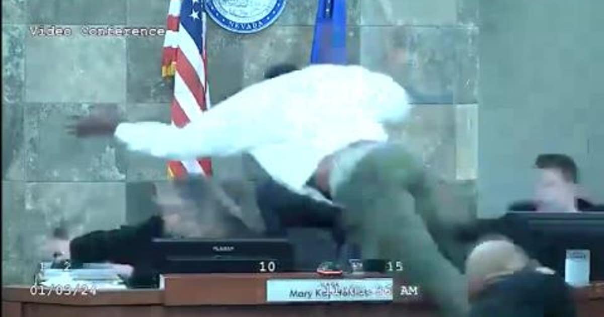 Las Vegas Judge Mary Kay Holthus attacked by Deobra Redden in court ...