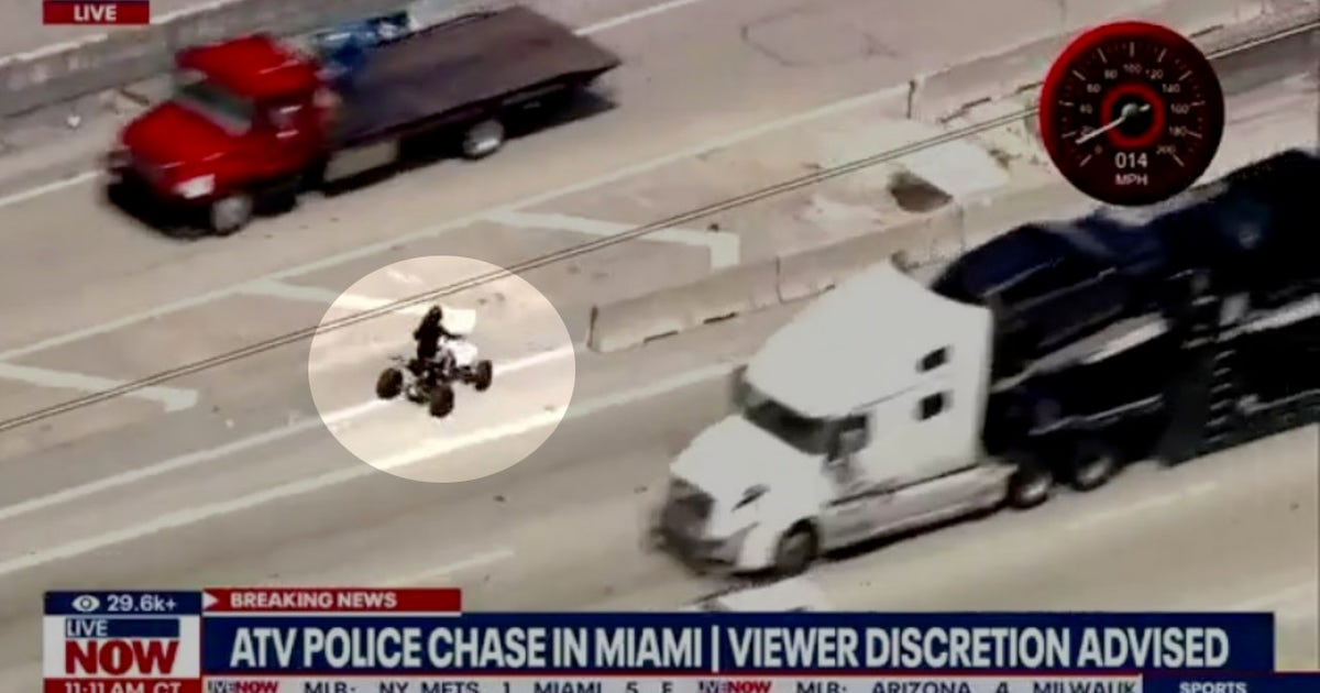 Watch: Miami ATV chase ends with driver taken down by police | LiveNOW ...