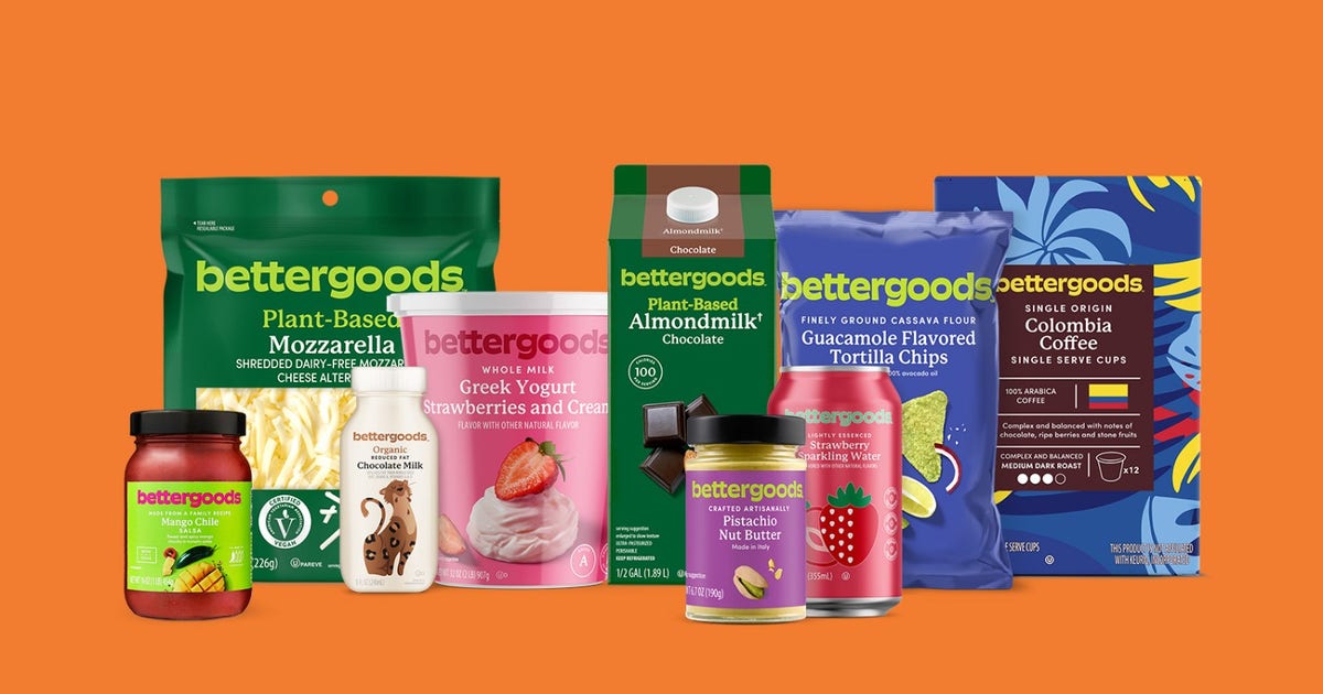 Bettergoods, Walmart’s new store-label grocery brand, coming to stores ...