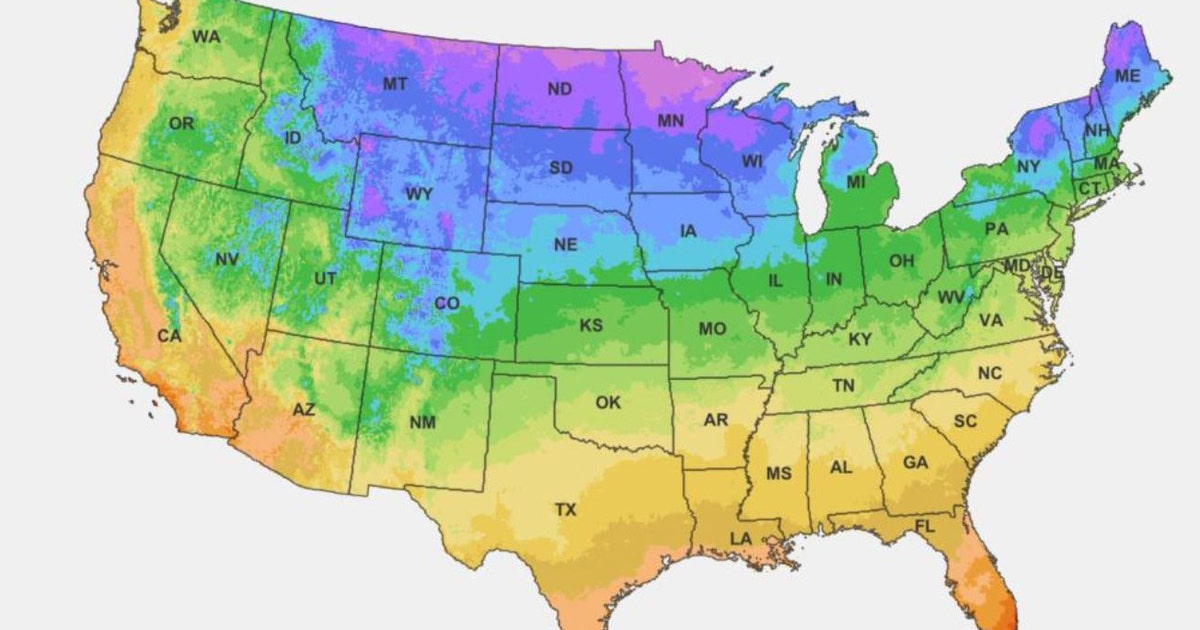 USDA Plant Hardiness Zone Map for 2024 | LiveNOW from FOX