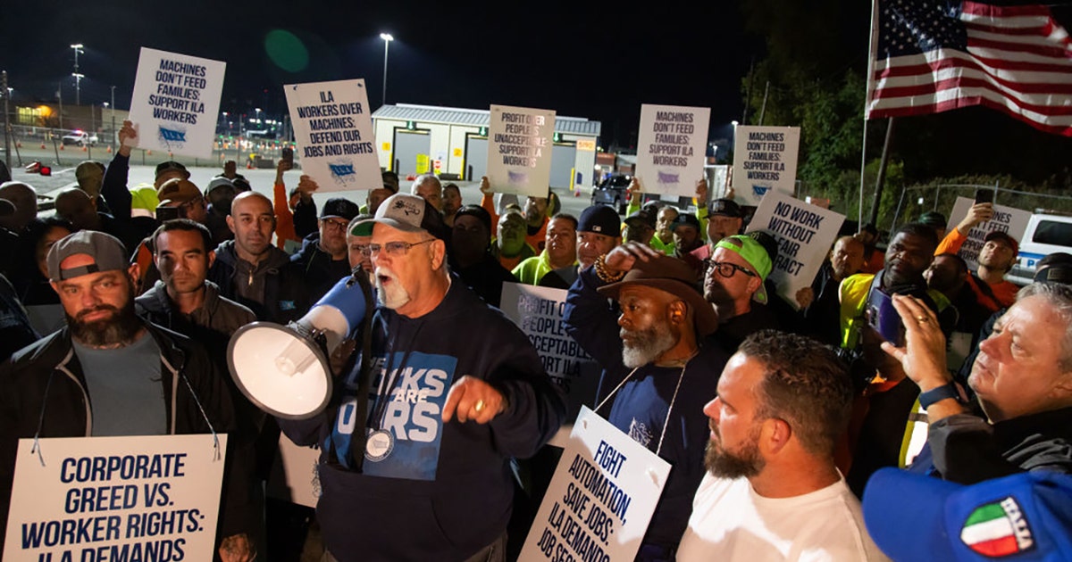 Strike at ports update: 45,000 stop work along East Coast, Gulf docks ...
