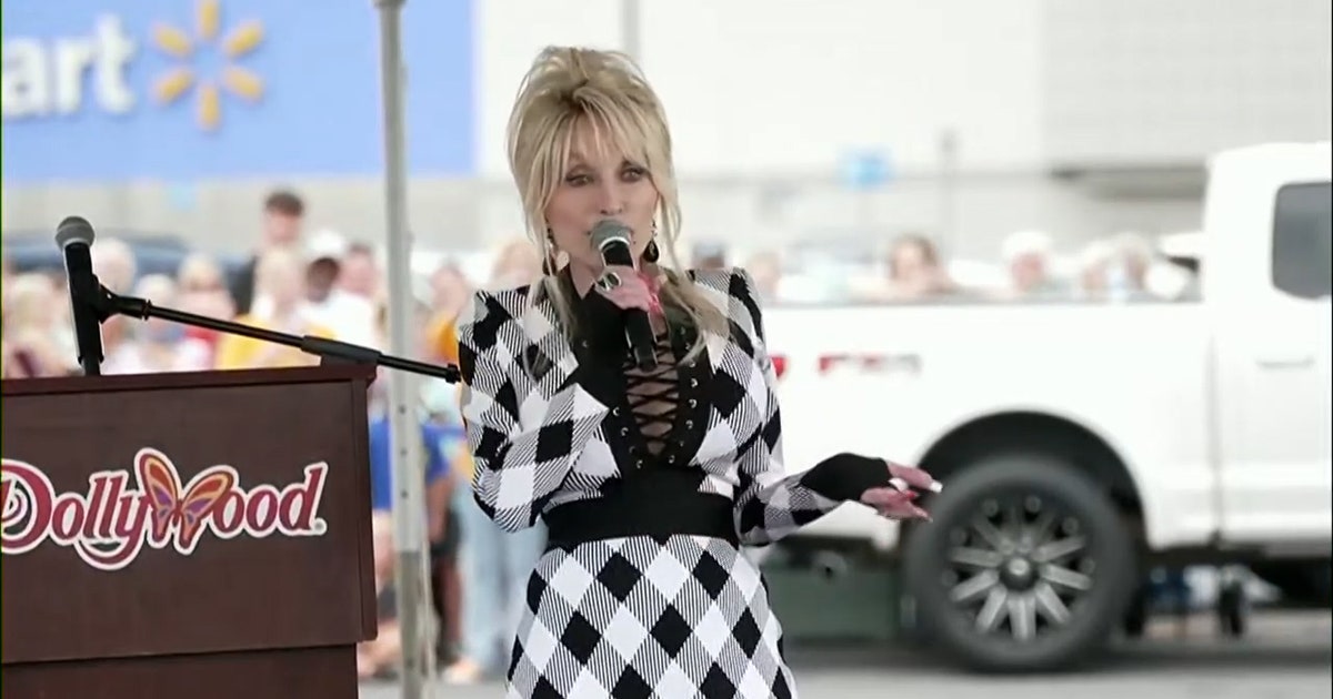 Watch: Dolly Parton announces $2 million for Helene victims | FOX 11 ...