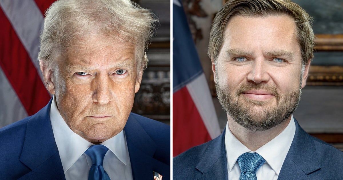 Trump, Vance ‘official’ portraits released: ‘They go hard’ | LiveNOW ...