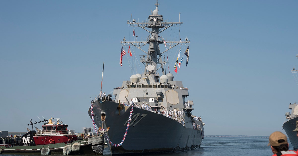 Navy destroyer deployed to support US-Mexico border mission | FOX 11 ...