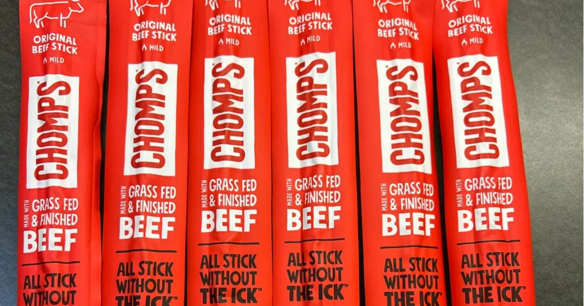 Chomps meat sticks recalled after pieces of metal found inside, USDA ...
