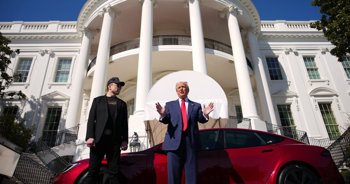Trump says he’ll buy new Tesla to support Elon Musk as stock falls ...