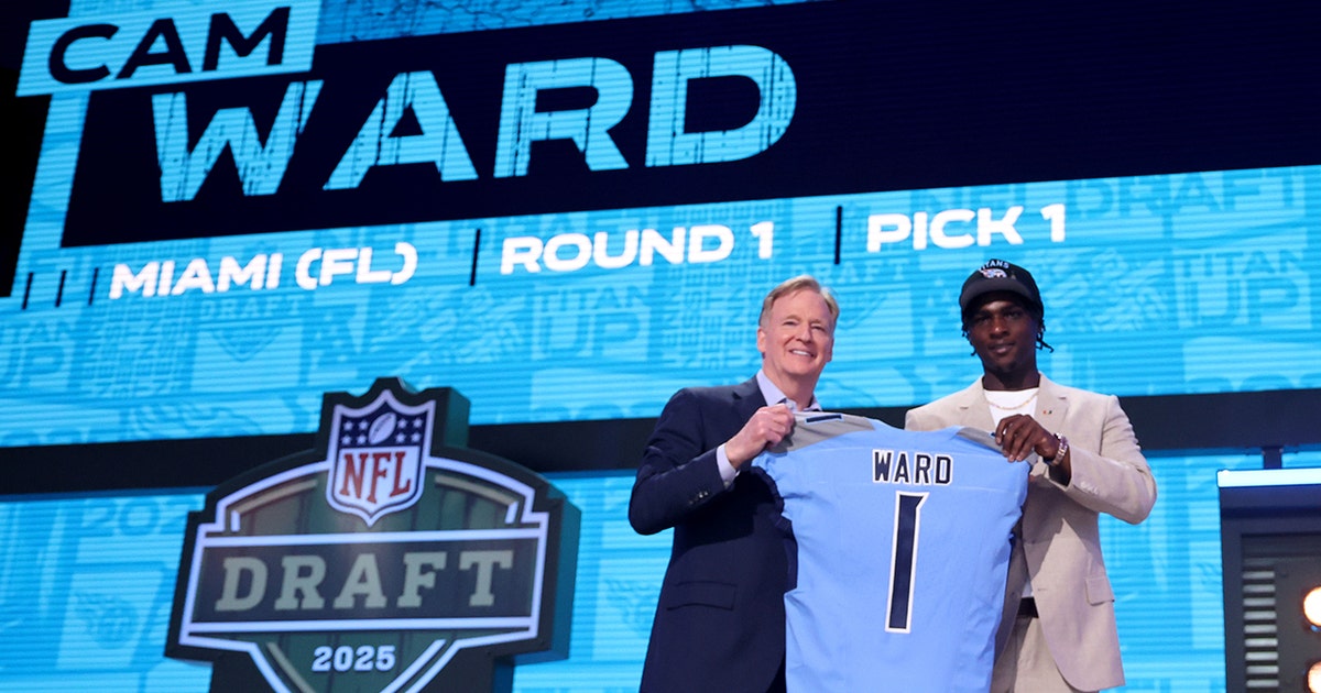 NFL Draft 2025: Cam Ward selected by Titans with No. 1 overall pick ...