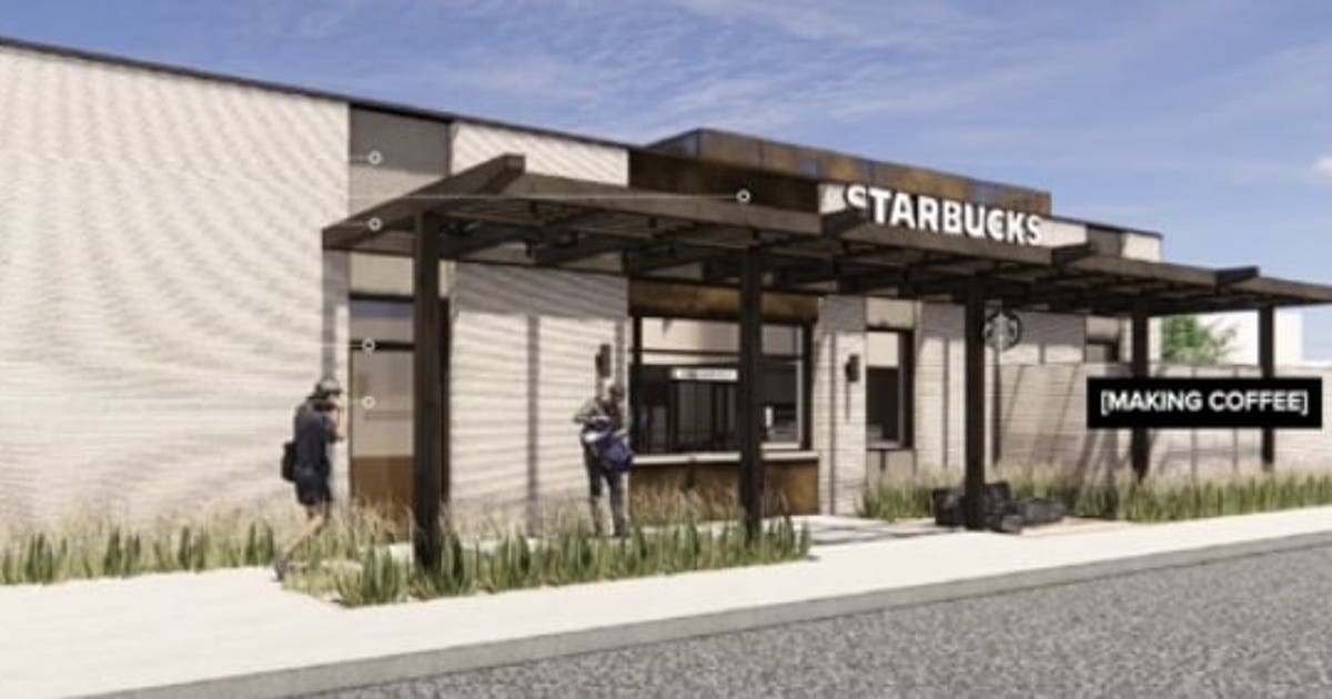 Starbucks unveils first 3D printed store in Texas, built with robotic ...