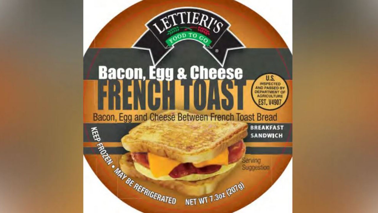 Nearly 500,000 pounds of breakfast sandwiches recalled over label error ...