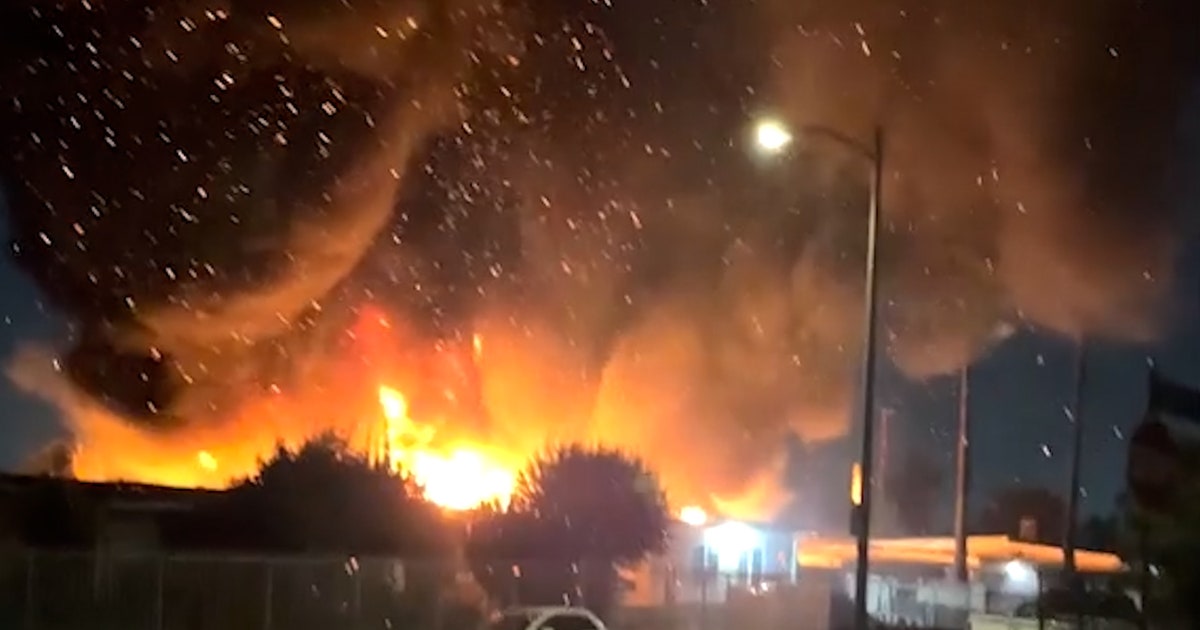 Massive fireworks explosion leaves 1 dead, 4 homes destroyed | FOX 10 ...