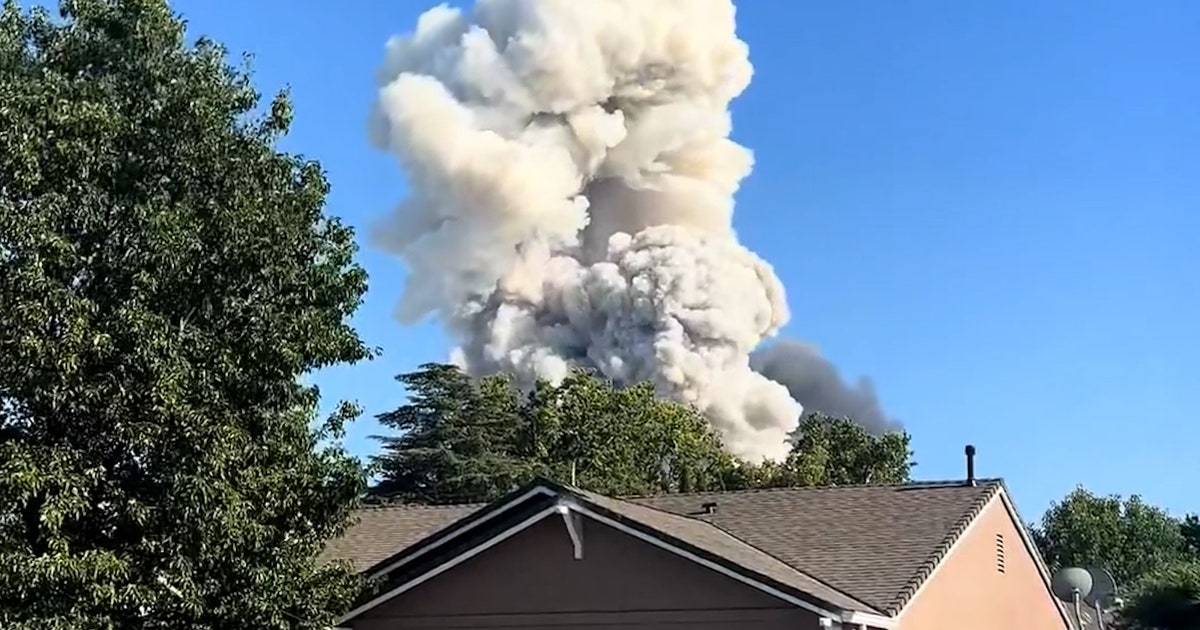 Explosion at California fireworks warehouse sparks wildfire, triggers ...