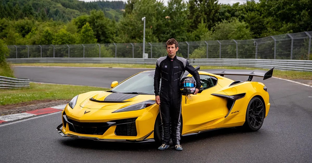 GM Corvettes shatter American speed records at legendary racetrack ...