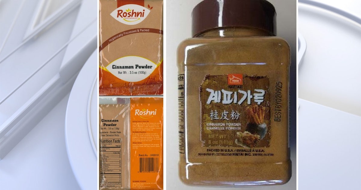 More cinnamon brands recalled due to elevated lead levels, FDA says ...