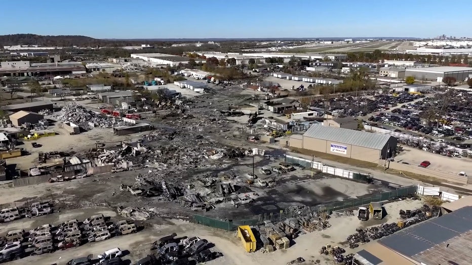 New video shows extent of damage from UPS plane crash | LiveNOW from FOX