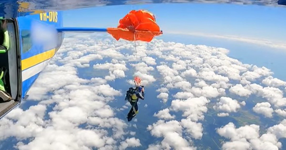 Watch: Man survives terrifying skydiving mishap | FOX 5 New York