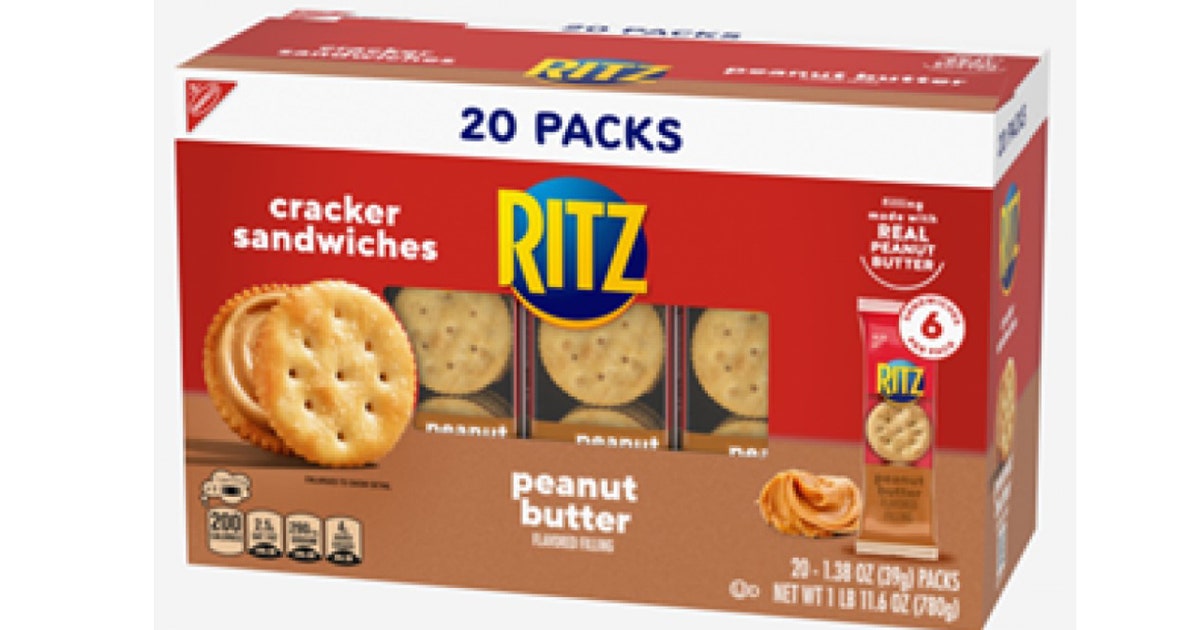 Ritz crackers sold in 8 states recalled over undeclared allergen | FOX ...