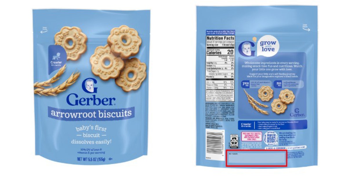 Gerber recall: Arrowroot Biscuits pulled over potential plastic, paper ...