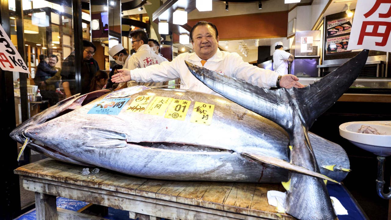 Japanese sushi chain shatters record, pays $3.24 million for single ...