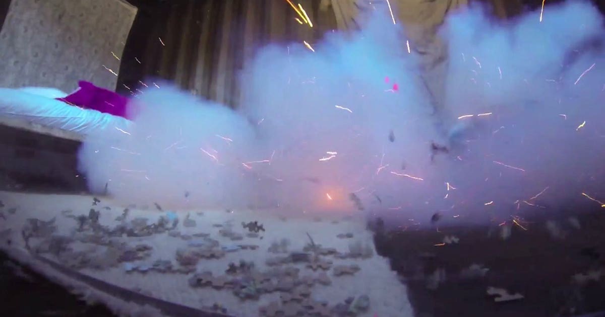 Washington State Crime Lab experts test flash bangs to their fiery ...