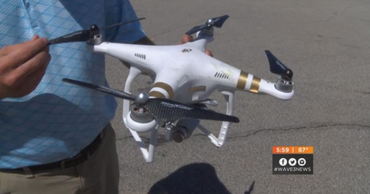 Dad arrested for allegedly shooting down drone hovering over sunbathing ...