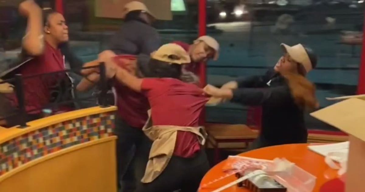 Seven workers fired after brawl at Milwaukee Popeyes caught on video ...