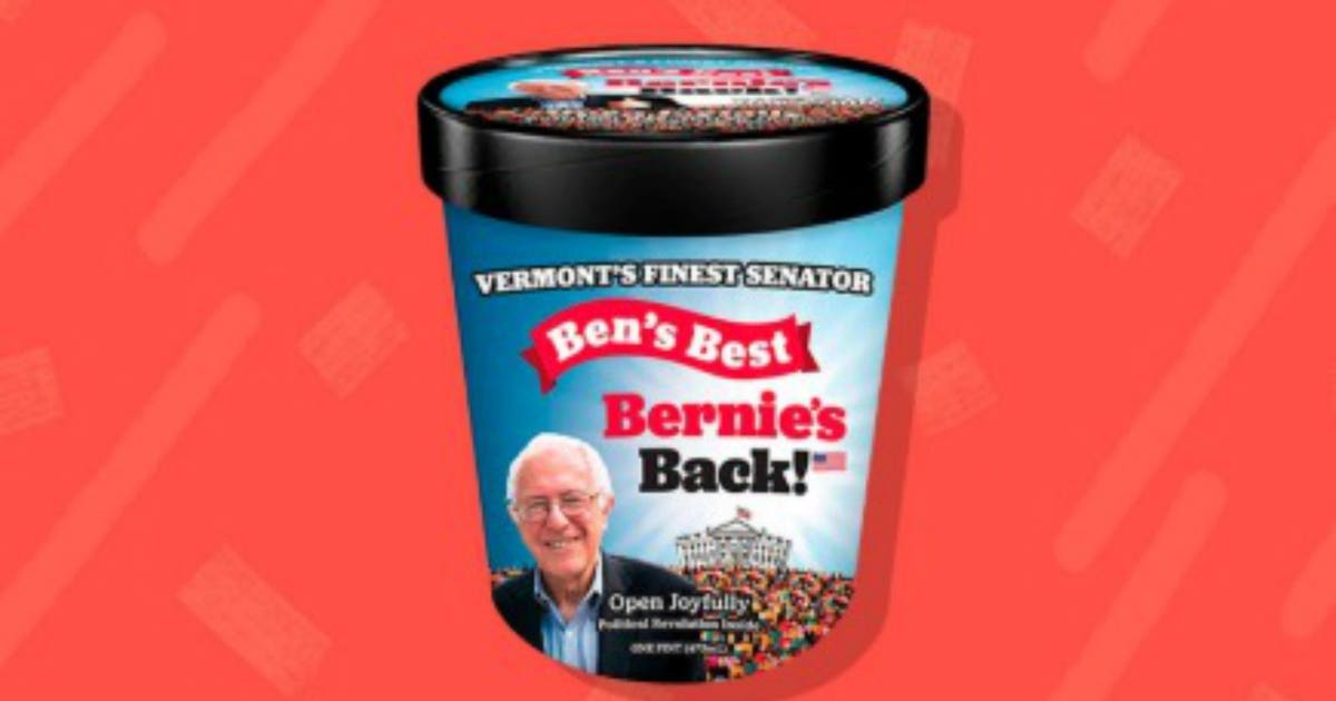 Ben & Jerry's founders create new ice cream flavor in honor of Bernie ...